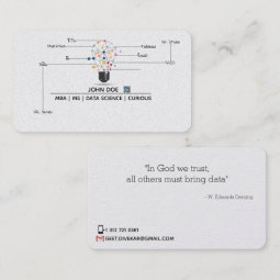 Data Science Business Card | Zazzle