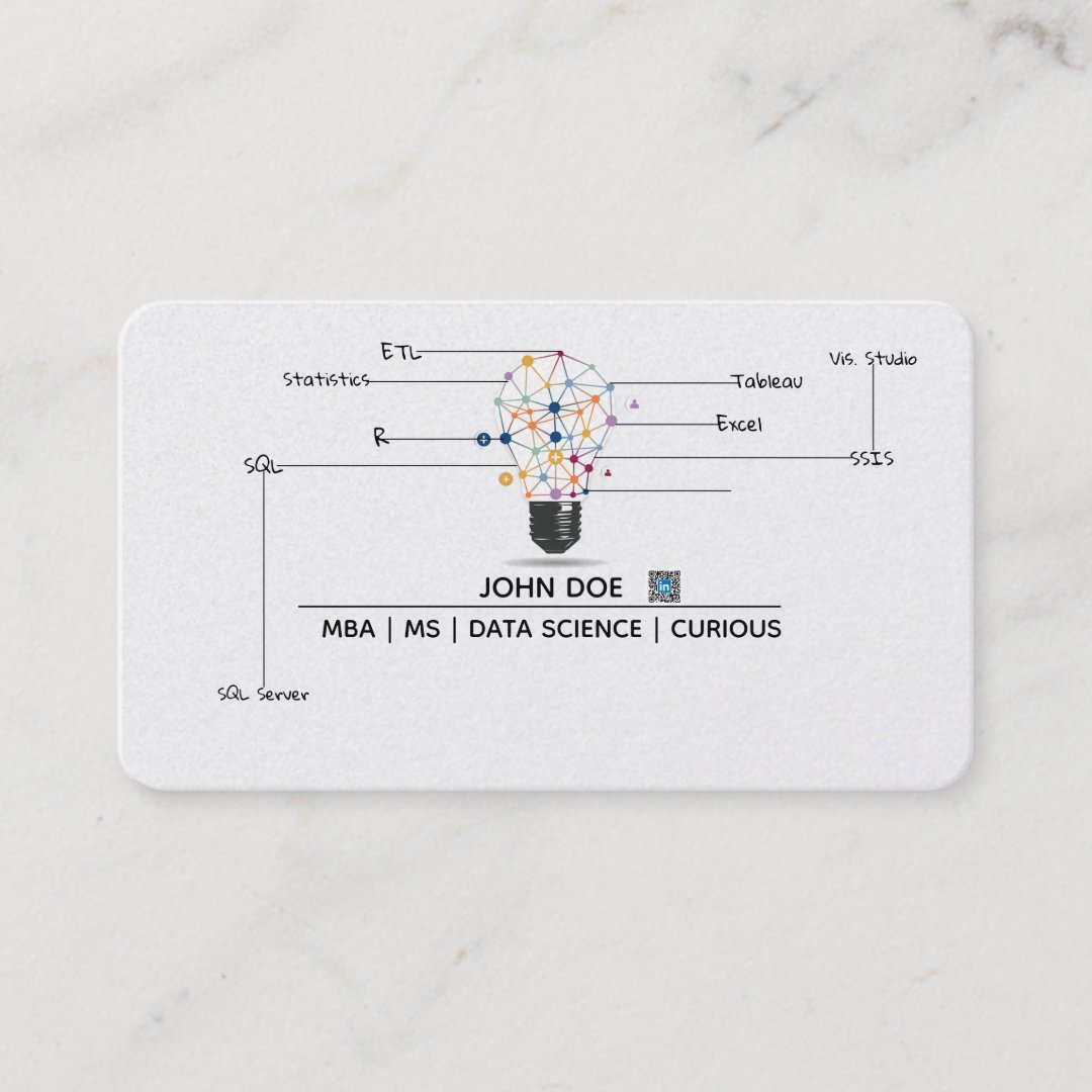 Data Science Business Card | Zazzle