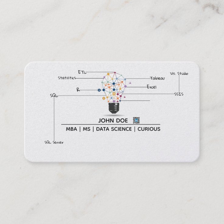 Data Science Business Card | Zazzle