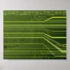 Abstract Circuit Board Poster | Zazzle.com
