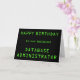 Database Administrator (DBA) "HAPPY BIRTHDAY" Card | Zazzle