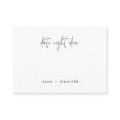 Date Night Idea Black and White Cards | Zazzle