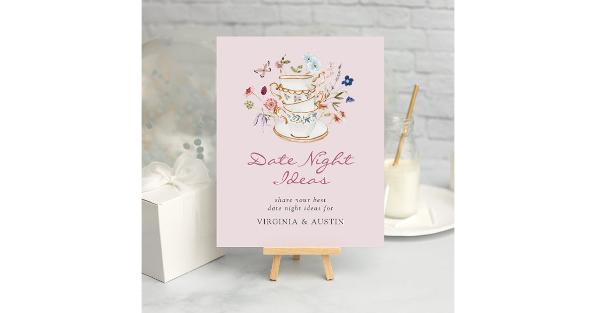 Date Night Ideas Poster | Zazzle