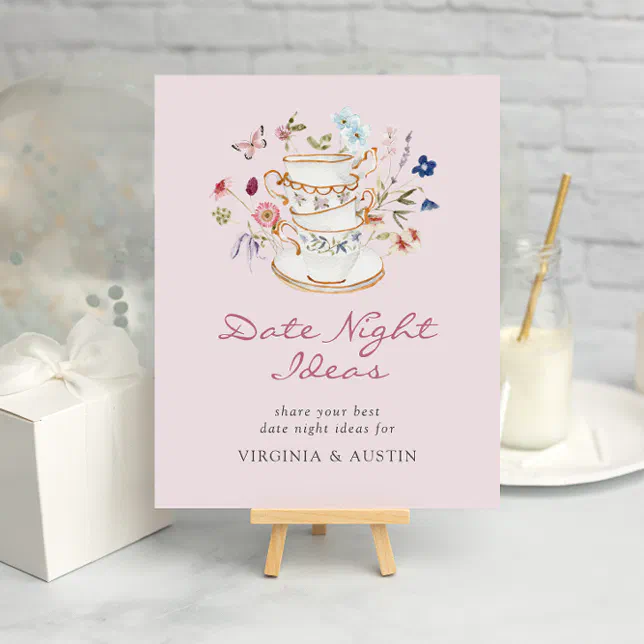 Date Night Ideas Poster | Zazzle