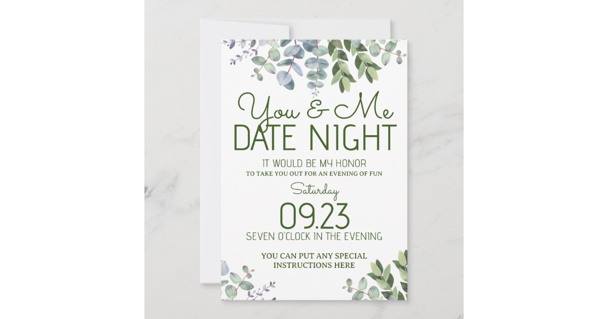 Date Night Invitation | Zazzle