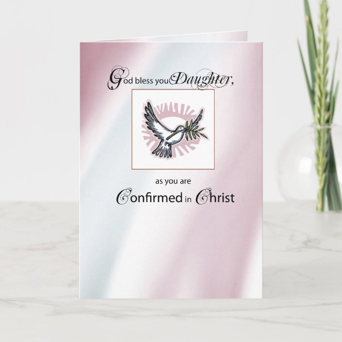 Daughter Confirmation Dove Card | Zazzle.com