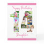 Daughter Number 14 Photo Collage Big 14th Birthday Card | Zazzle