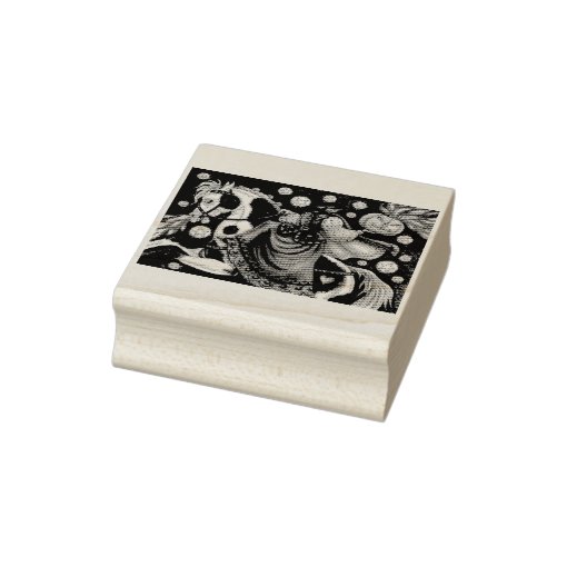 DAUGHTER OF SLEEPY HOLLOW HALLOWEEN RUBBER STAMP | Zazzle