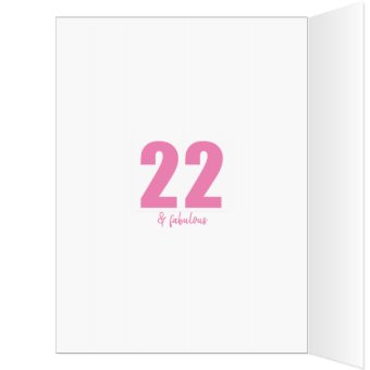 Daughter Photo Collage Number 22 Big 22nd Birthday Card | Zazzle