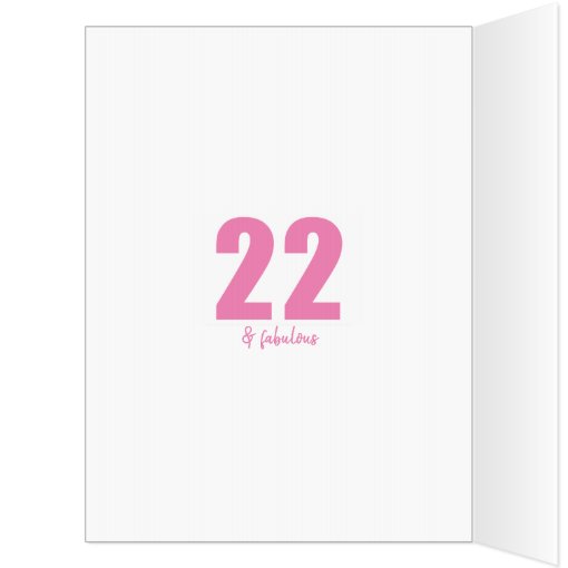 Daughter Photo Collage Number 22 Big 22nd Birthday Card | Zazzle