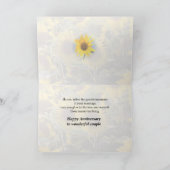 Daughter & Son-in-Law, Anniversary Sunflower Fil Card | Zazzle