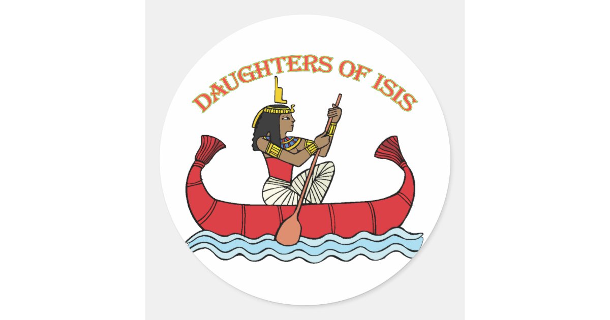 Daughters of Isis Classic Round Sticker | Zazzle