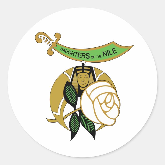 Daughters of the Nile Classic Round Sticker | Zazzle.com