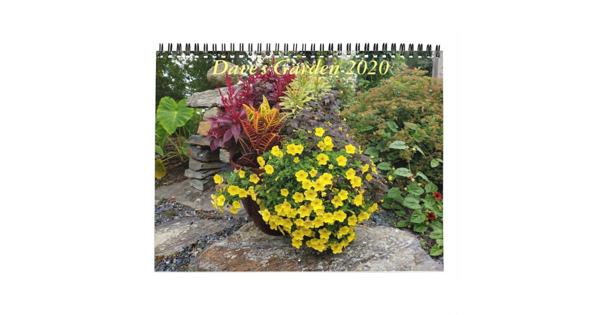 Dave's Garden 2020 Photo Contest Calendar | Zazzle