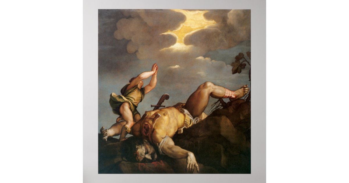 David and Goliath Poster | Zazzle