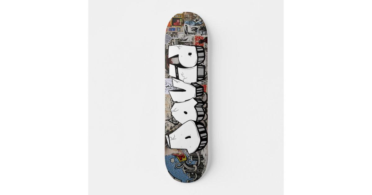 David Graffiti Custom Personalized Skateboard | Zazzle