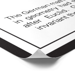 David Hilbert Poster | Zazzle