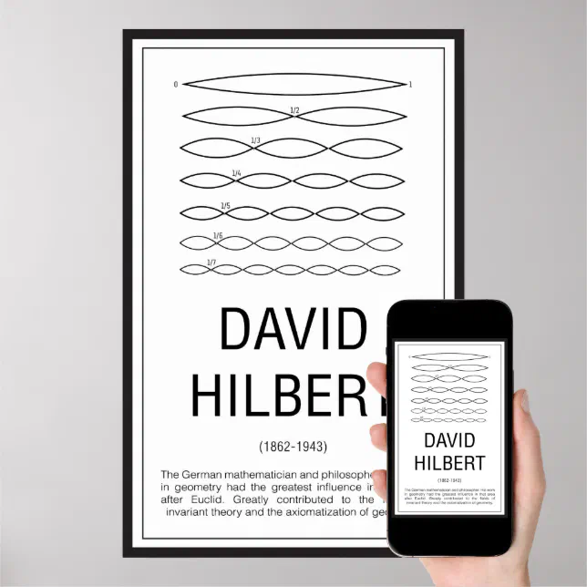 David Hilbert Poster | Zazzle