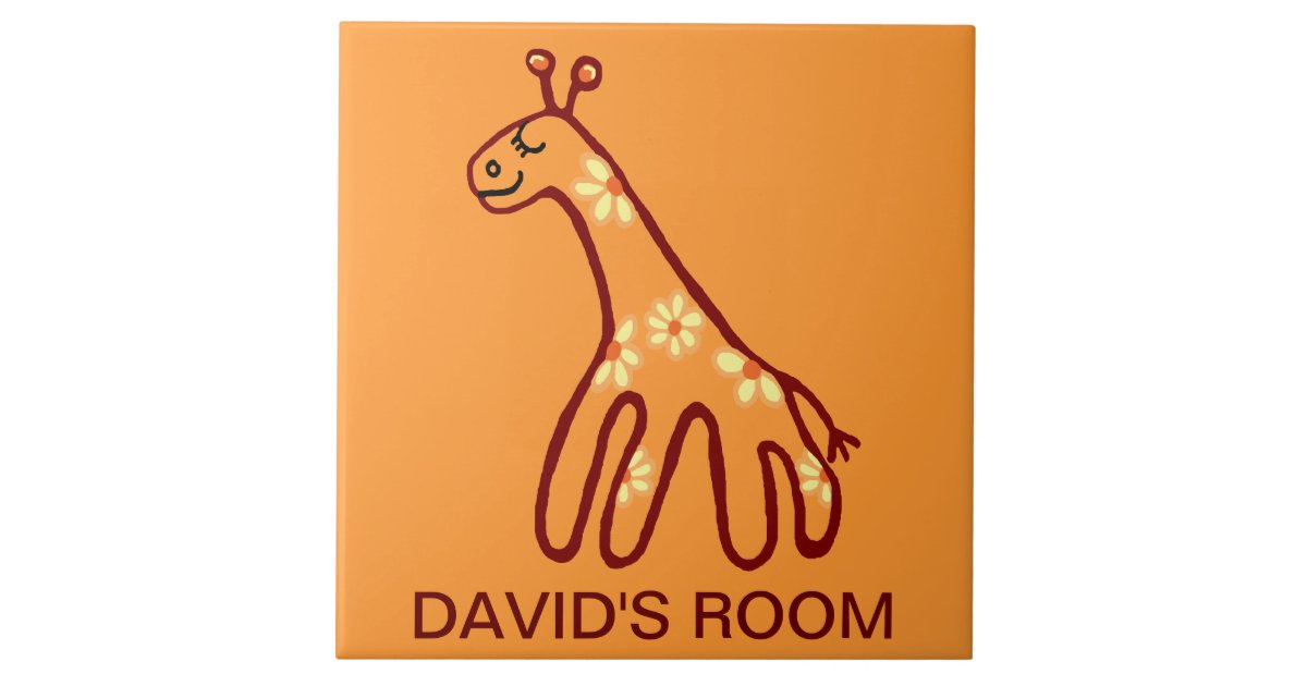 DAVID'S ROOM TILE | Zazzle
