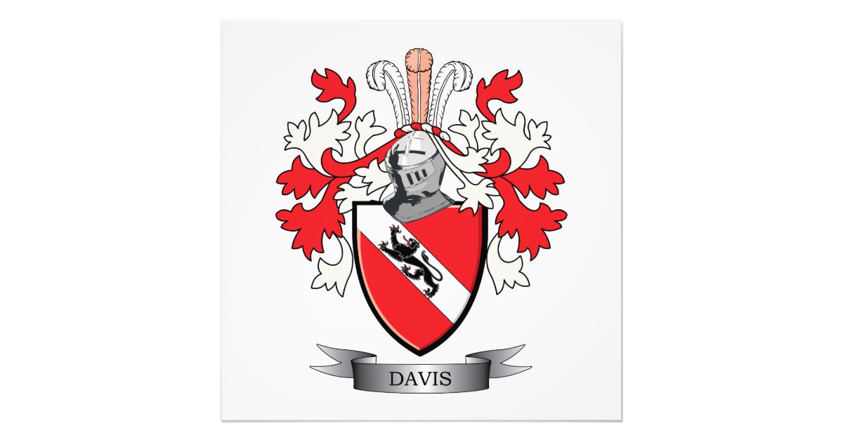 Davis Coat of Arms Photo Print | Zazzle
