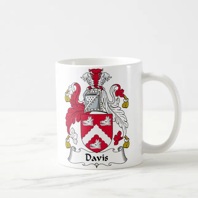 Davis Family Crest Coffee Mug | Zazzle