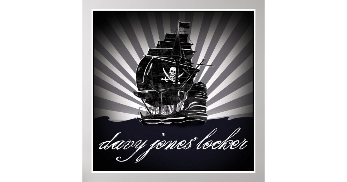davy jones locker poster | Zazzle