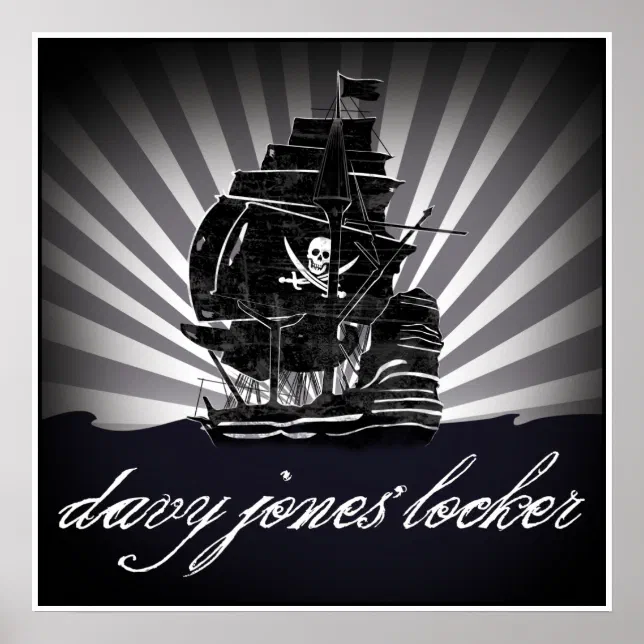 davy jones locker poster | Zazzle