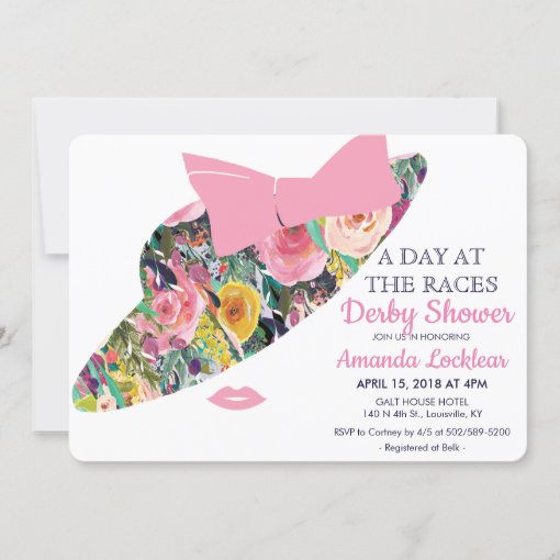 Day at the Races Bridal Shower Invitation | Zazzle