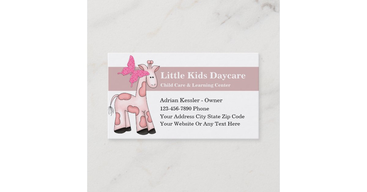 Day Care Business Cards | Zazzle