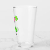 Day Dinking Cosmo Pink Cocktail, Pickleball Limes Glass | Zazzle