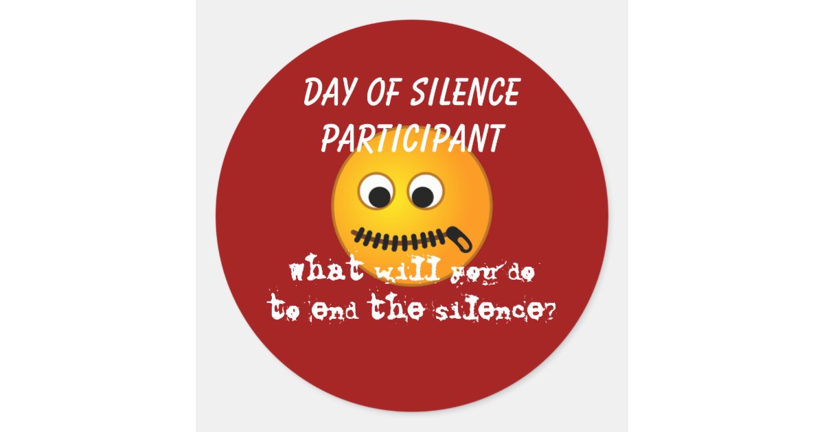 Day of Silence Participant Sticker | Zazzle