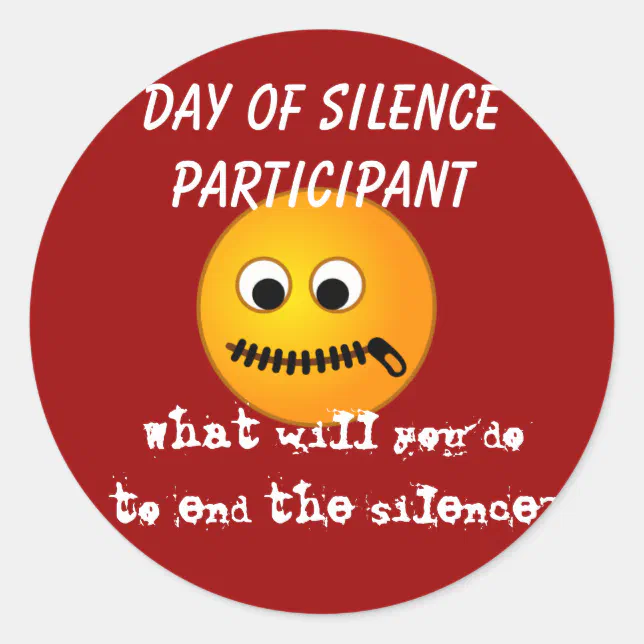 Day of Silence Participant Sticker | Zazzle