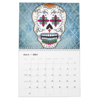 Day of the Dead Art Calendar | Zazzle