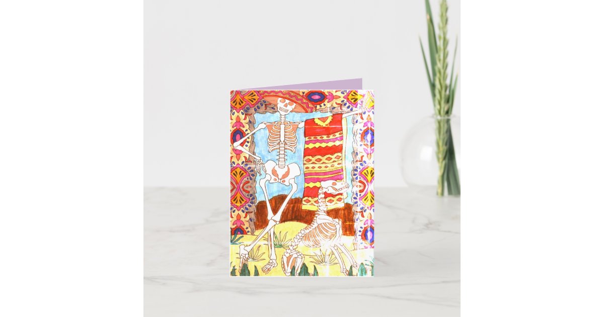 Day of the Dead Birthday Card - DD2 | Zazzle