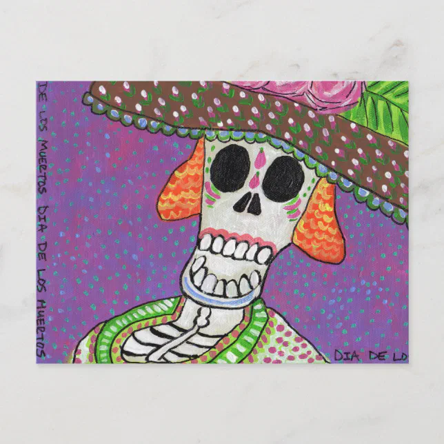 Day of the Dead Katrina Pos tCard Postcard | Zazzle