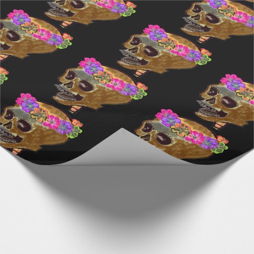 Day of the Dead or Halloween Wrapping Paper | Zazzle