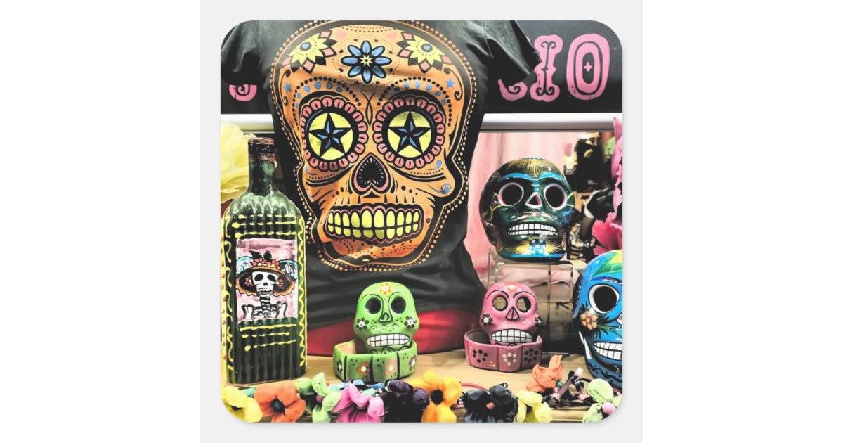 Day of the dead stickers | Zazzle