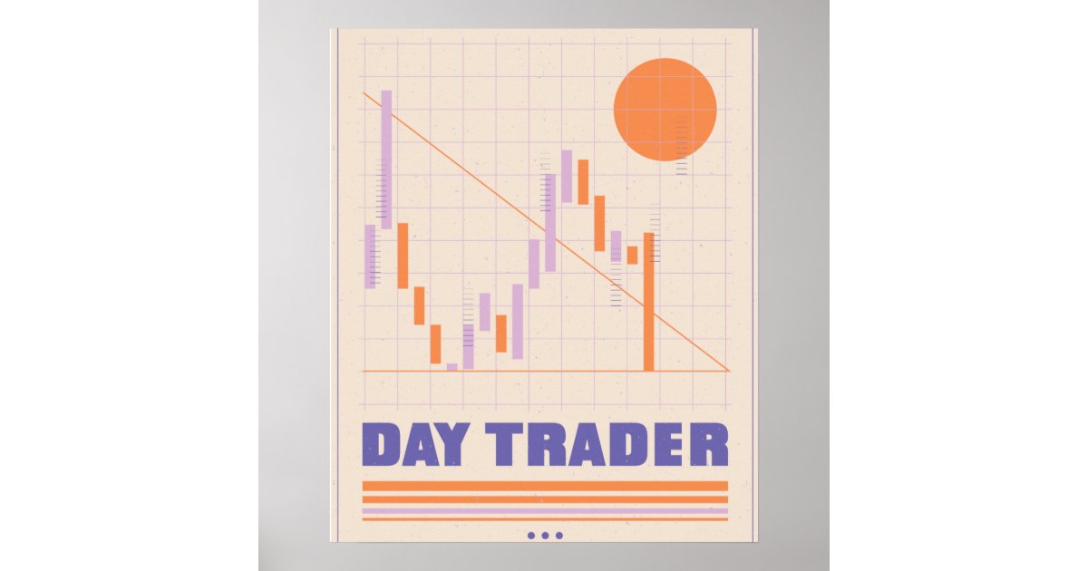 Day Trader Finance Poster | Zazzle