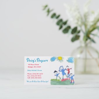 Daycare Business Card | Zazzle
