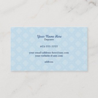 Daycare Business Cards | Zazzle