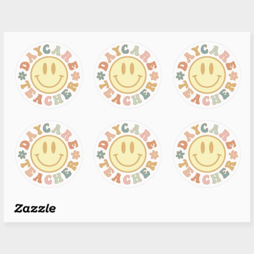 Daycare Teacher, Childcare Provider, Child Care Classic Round Sticker ...