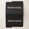 Days of The Week Monday Tuesday Wednesday Gold File Folder | Zazzle