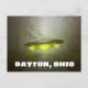 DAYTON OHIO SPACESHIP UFO ART Postcards | Zazzle