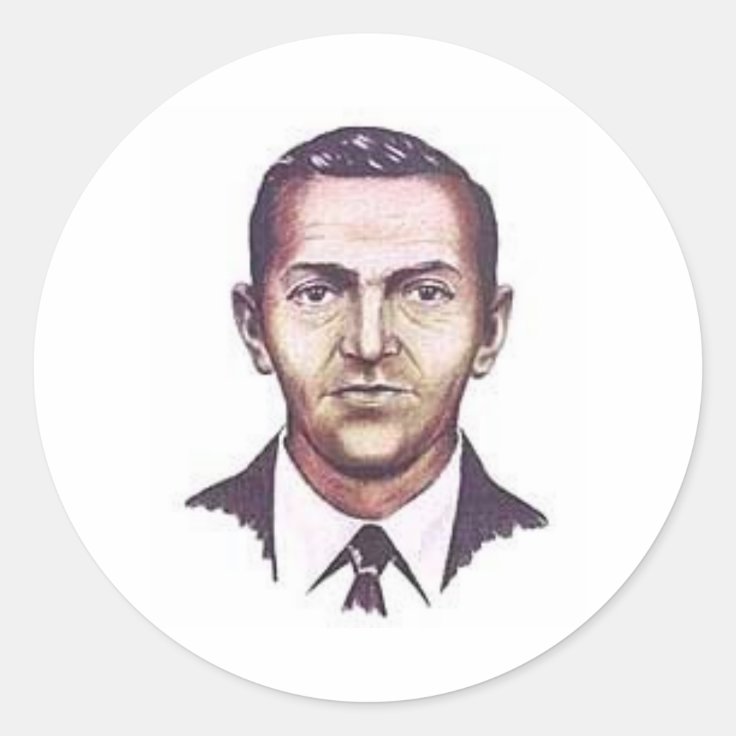 DB Cooper Stickers | Zazzle