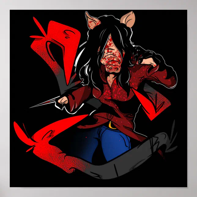 DBD Dead by Daylight Pig Poster | Zazzle