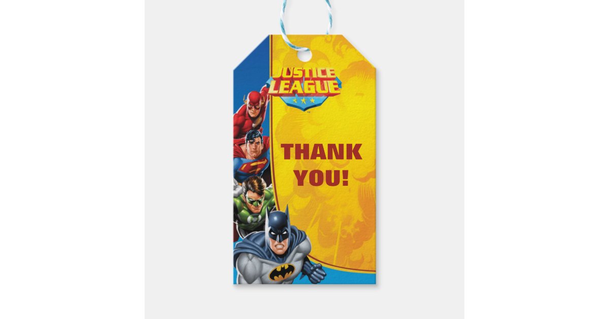 DC Comics | Justice League - Birthday Gift Tags | Zazzle