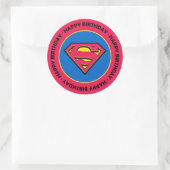 DC Comics | Superman | Classic Logo Classic Round Sticker | Zazzle