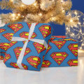 DC Comics | Superman | Classic Logo Wrapping Paper | Zazzle