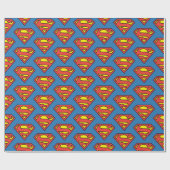 DC Comics | Superman | Classic Logo Wrapping Paper | Zazzle