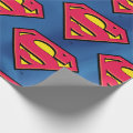 DC Comics | Superman | Classic Logo Wrapping Paper | Zazzle